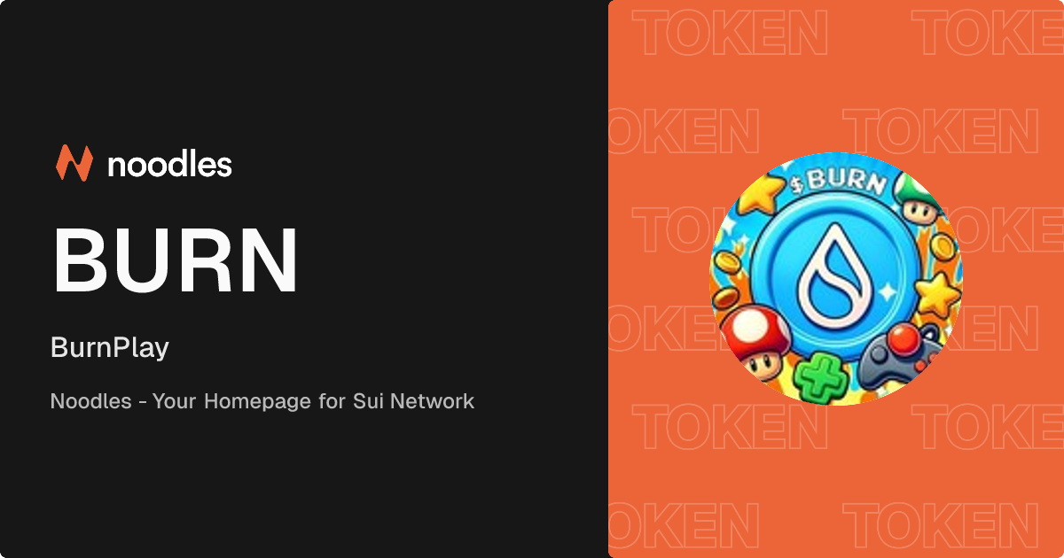 Noodles | The Gateway to SUI